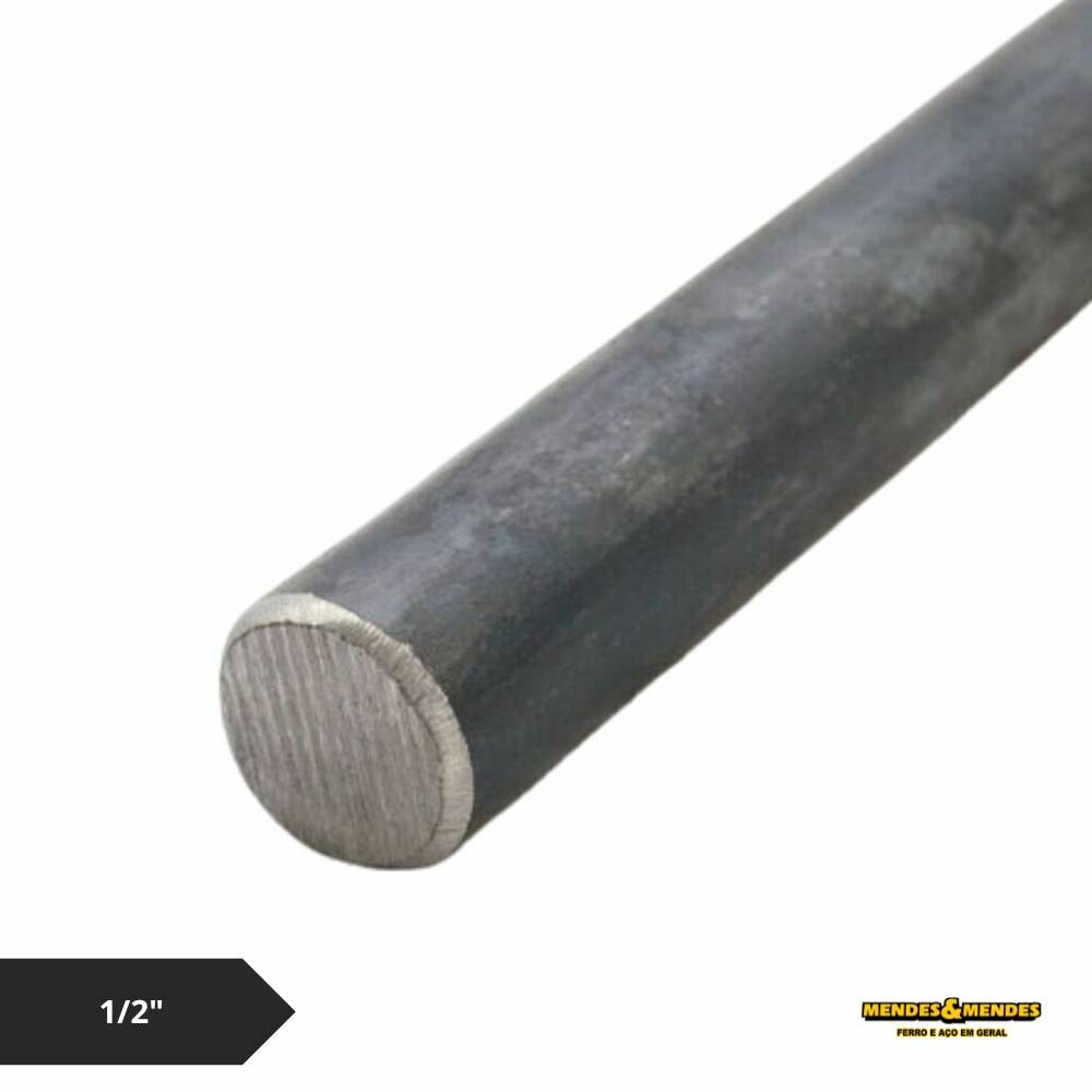 Barra Redonda de Ferro 1/2" - 6 Metros - Versatilidade e Resistência
