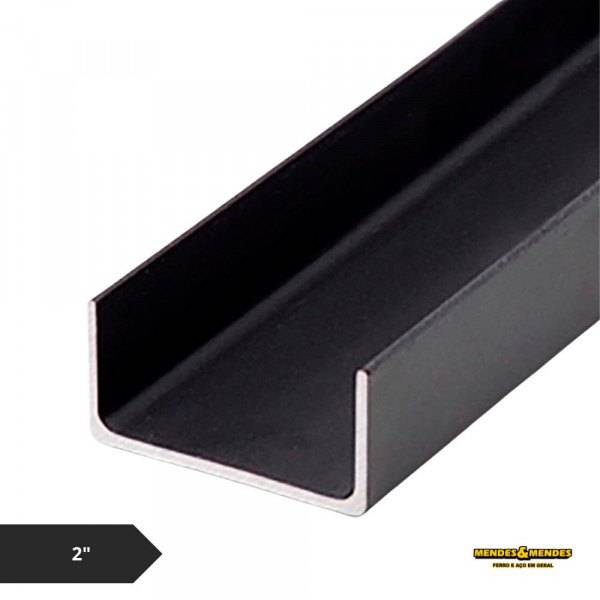 Perfil U Simples 50x25x2mm (2") - Versatilidade e Durabilidade