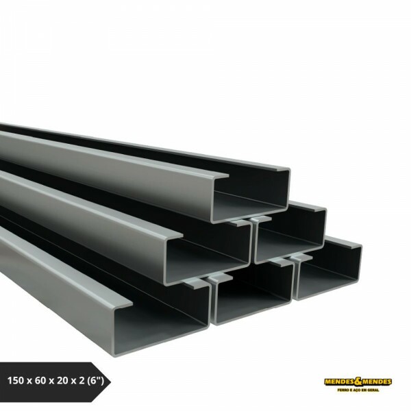 Perfil U Estrutural 150 x 60 x 20 x 2 (6") - 6 Metros | Robustez e ...