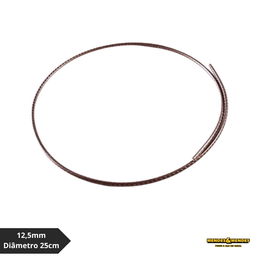 Estribo Redondo de Aço CA50 12,5mm Diâmetro 25cm | Reforço para ...