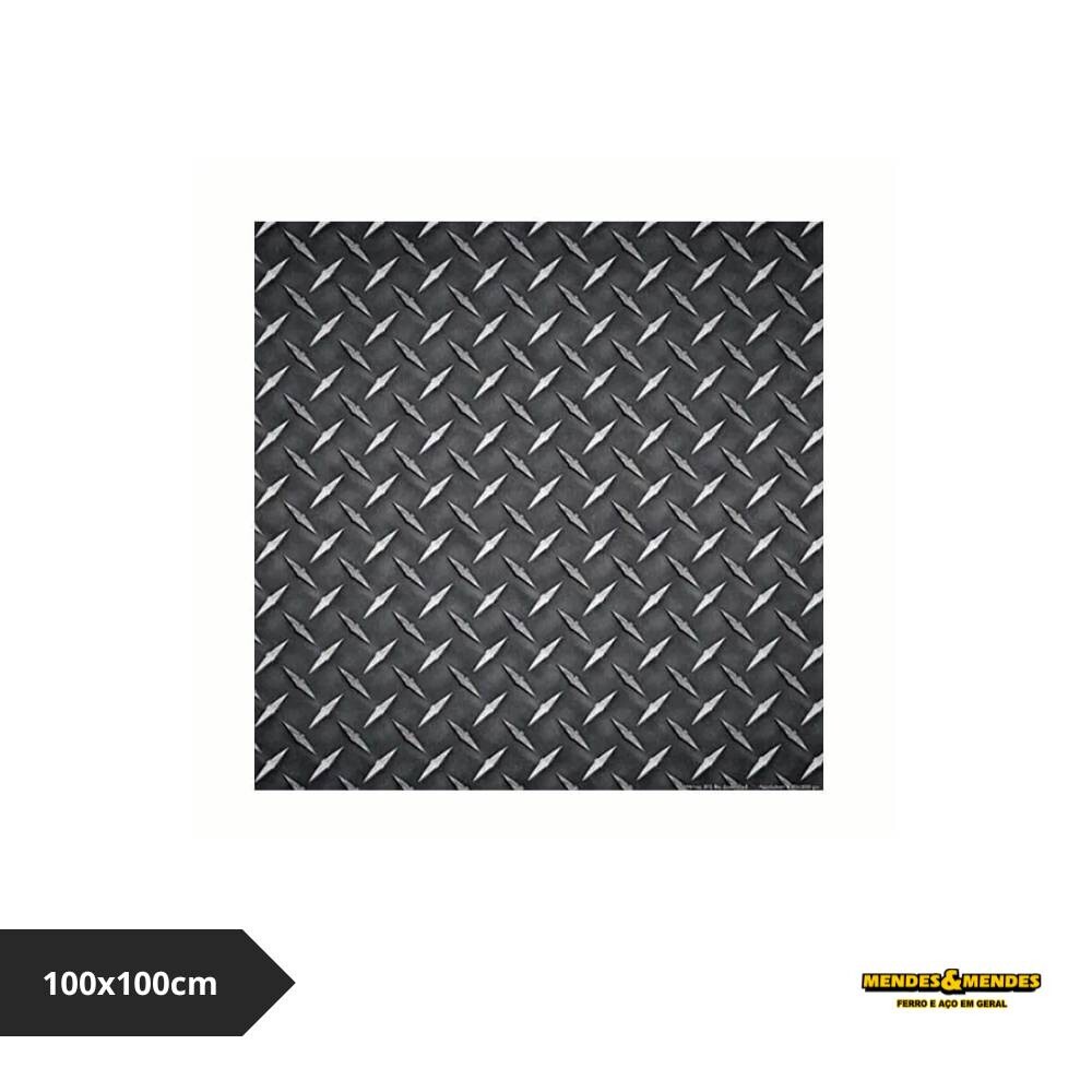 Patamar para Escada Reto Xadrez 100x100cm | Design e Durabilidade